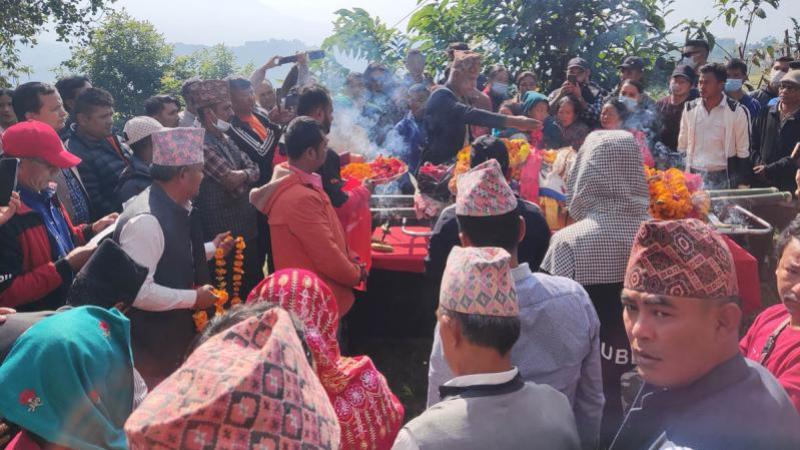 Headline Nepal : Online News Portal | Funeral Of Ward Chairman Rana At ...